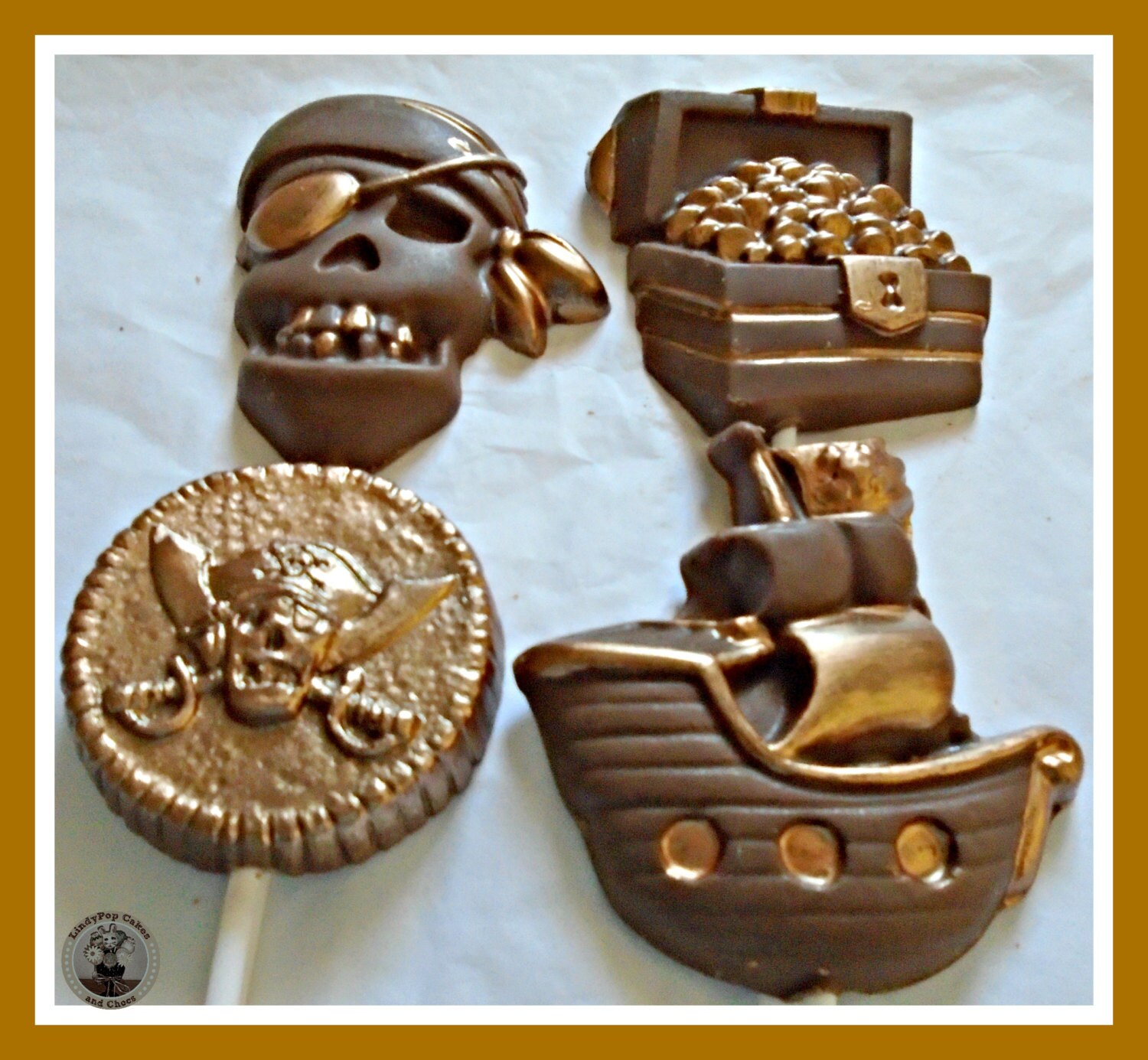 Pirate Chocolate Lollipops/boys Chocolate/pirate Party | Etsy