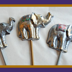 Elephant Chocolate Lollipops/indian Elephant/asian/animal Jungle ...