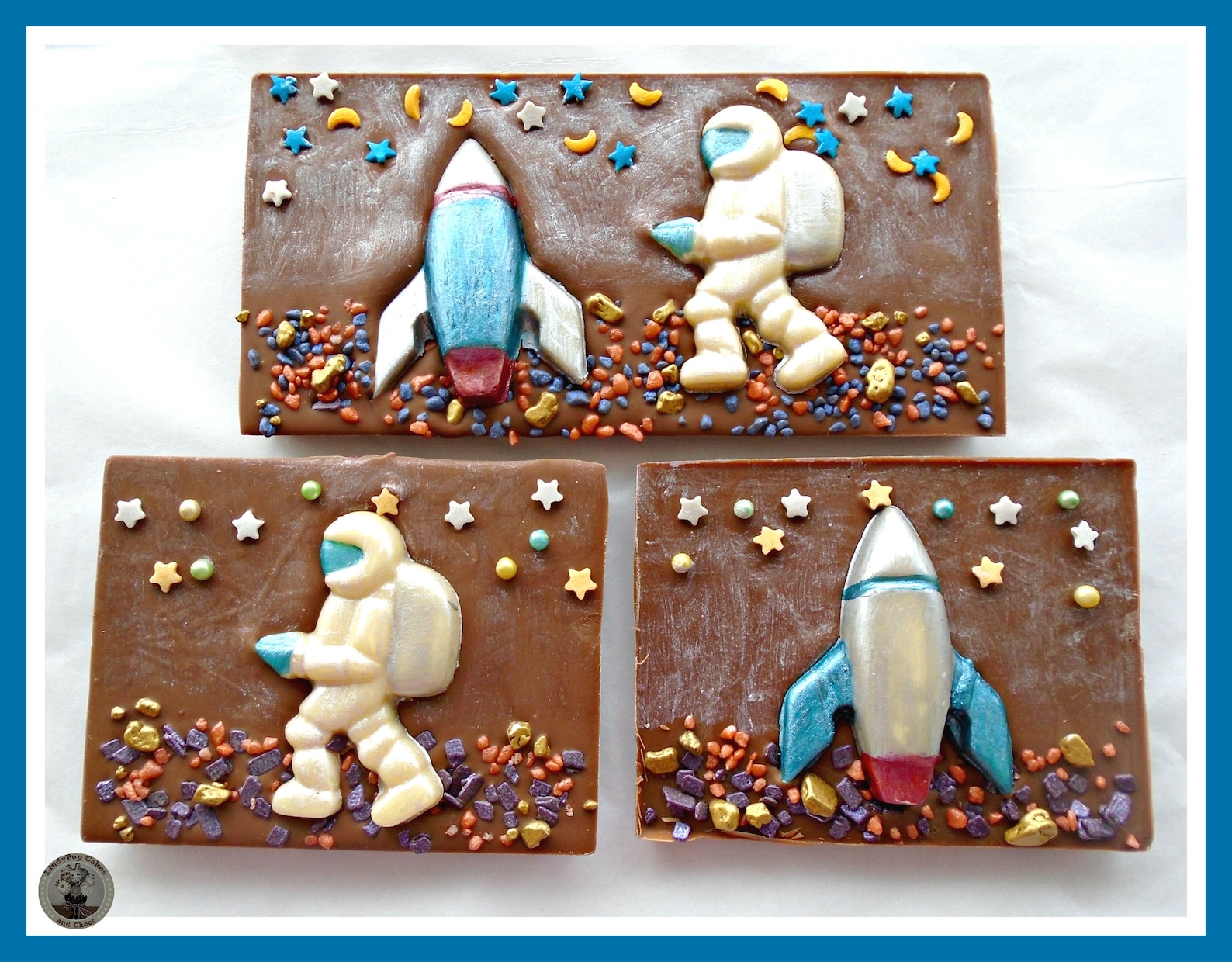 Outer Space Chocolate Gift/UFO/Astronaut/Alien/Boy birthday - Etsy.de