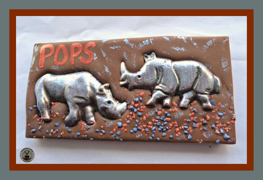 Rhino Gift/chocolate Rhino/edible Rhinoceros/african Animal/kenya ...