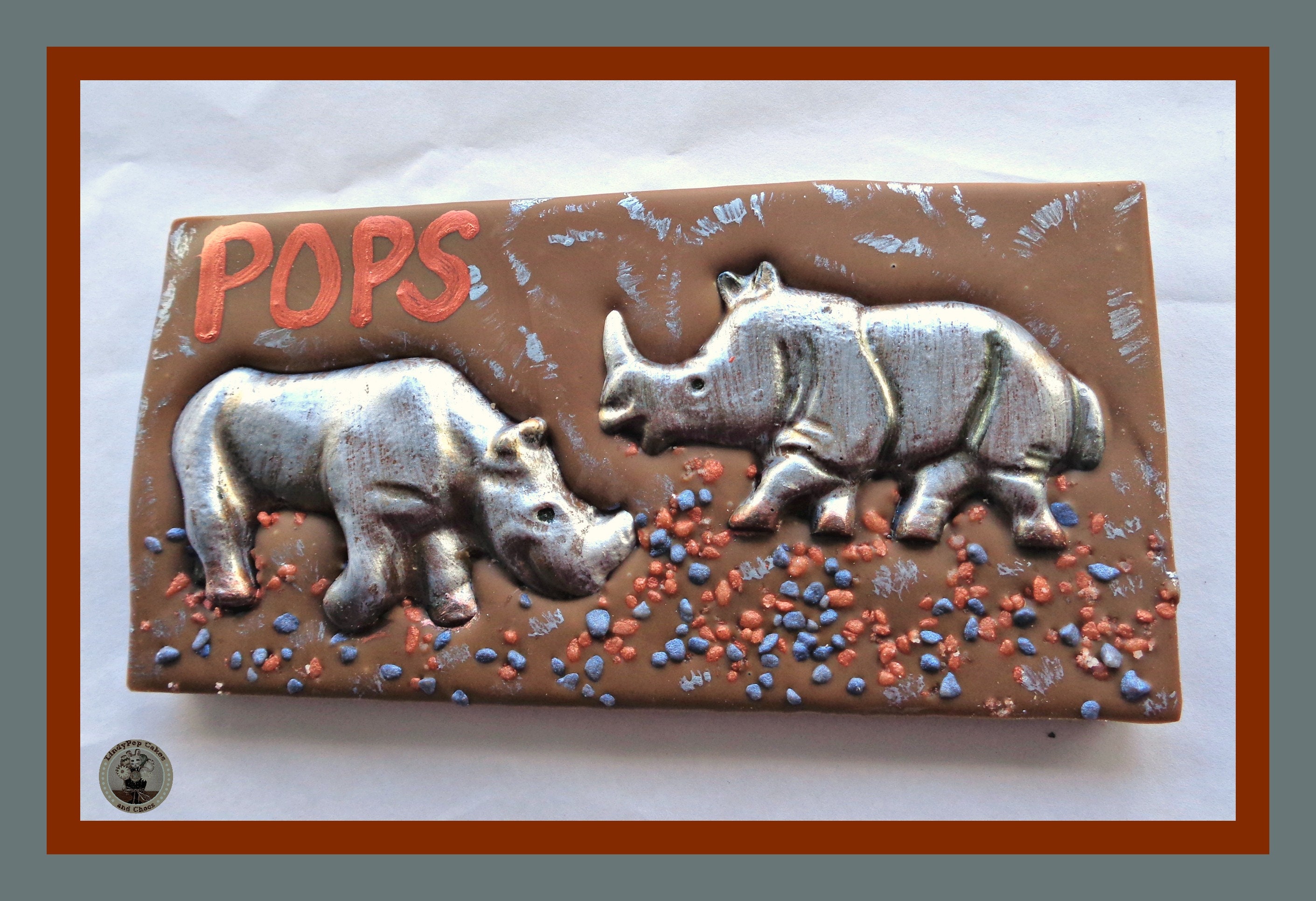 Rhino Gift/Chocolate Rhino/Edible Rhinoceros/African - Etsy.de