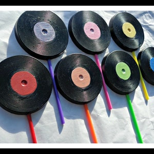 Vinyl Record Chocolate Lollipops/personalised/dj Party/music/record ...