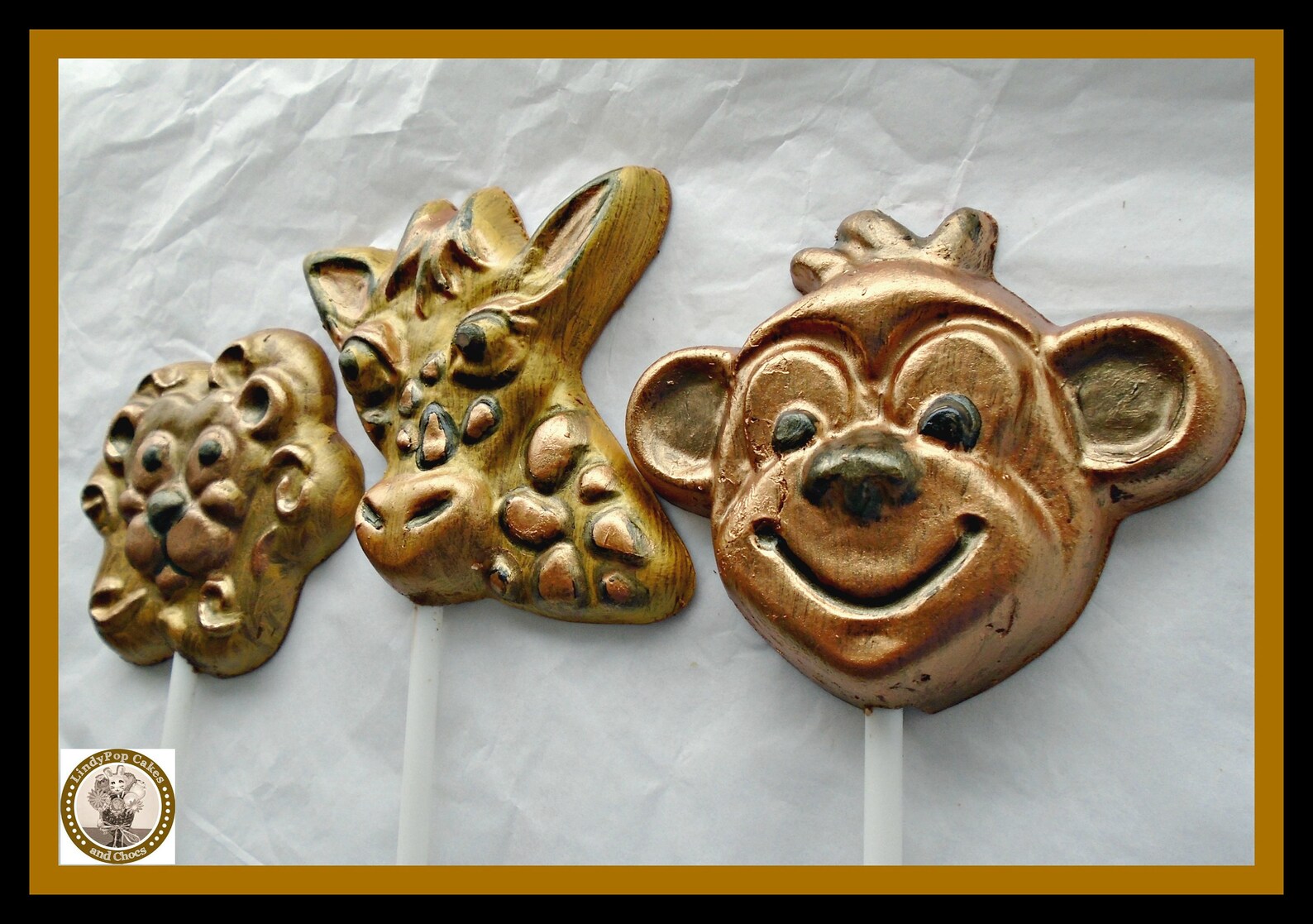 Safari Animal Chocolate Lollipops/chocolate - Etsy