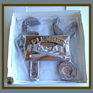 Chocolate Plumber Tool Set: Edible Spanner, Personalised Wrench Gift ...