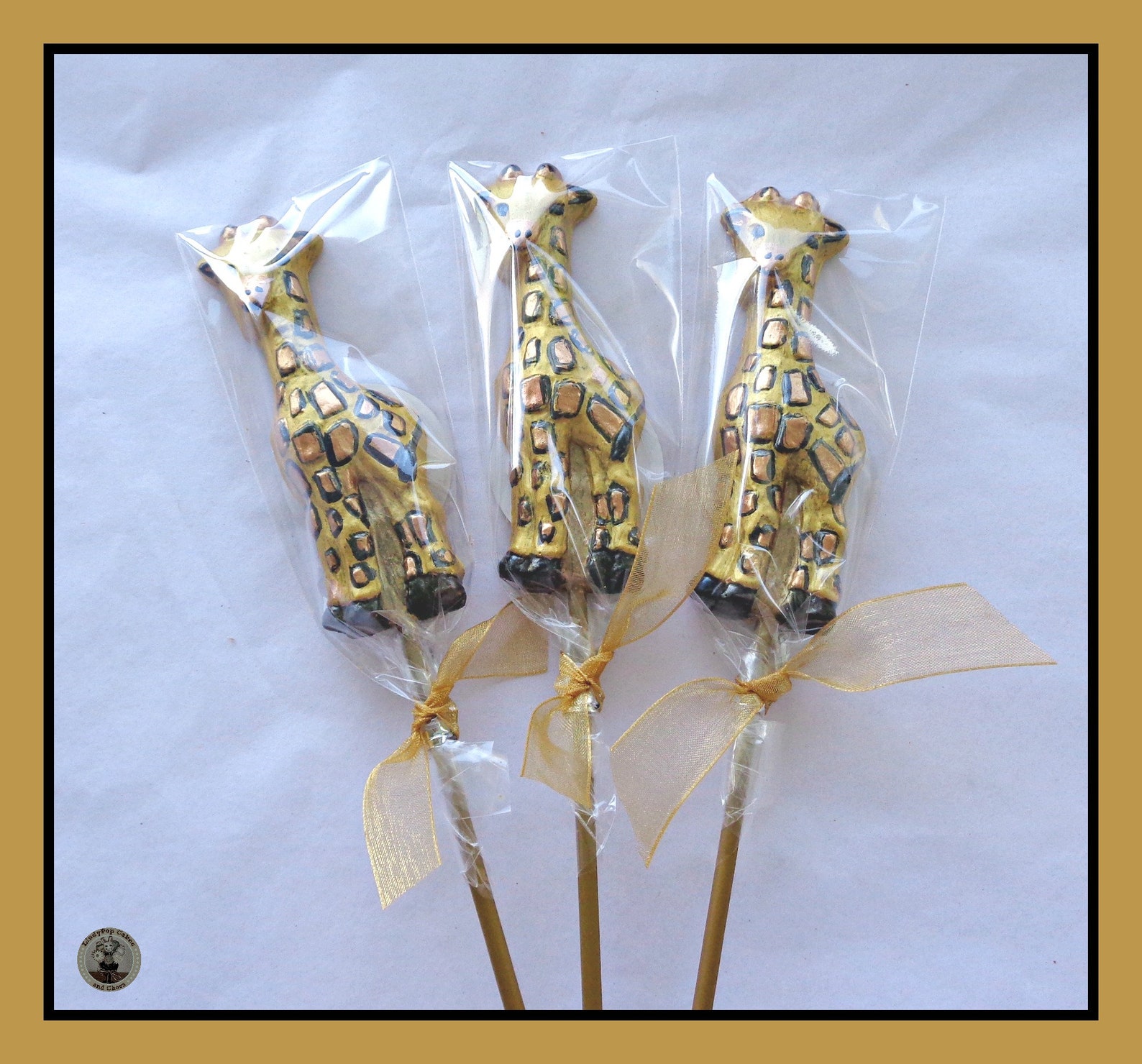 Giraffe Gift Chocolate Lollipops/chocolate Giraffe - Etsy