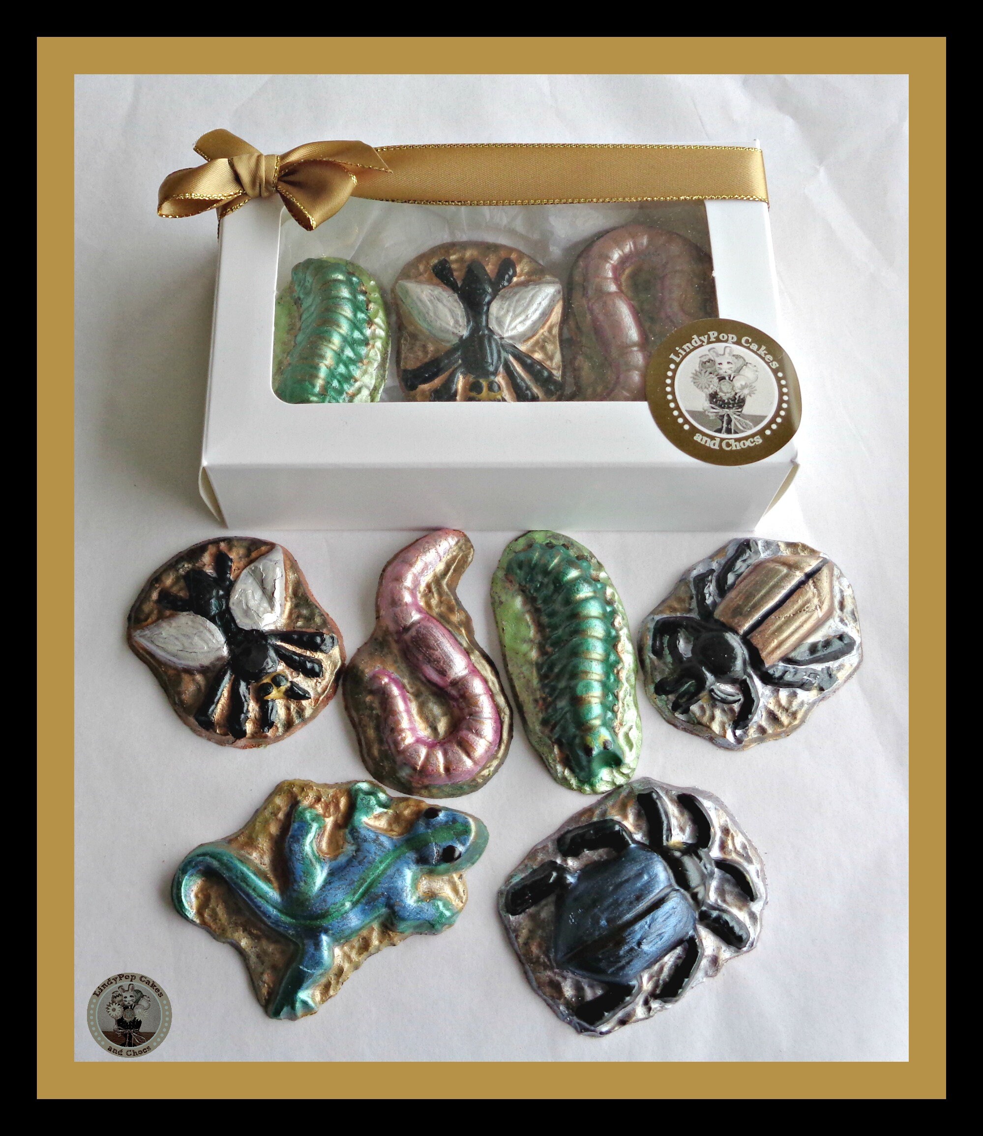 Chocolate Bugs/edible Insects/cake Topper - Etsy UK