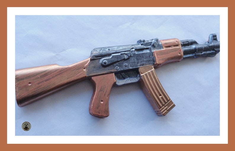 Chocolate Gun/fake Assault Rifle/edible Machine Gun/shooting | Etsy