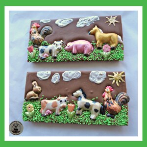 Farm Animals Chocolate Gift/farmyard/farmer/farm Party/kids Birthday ...