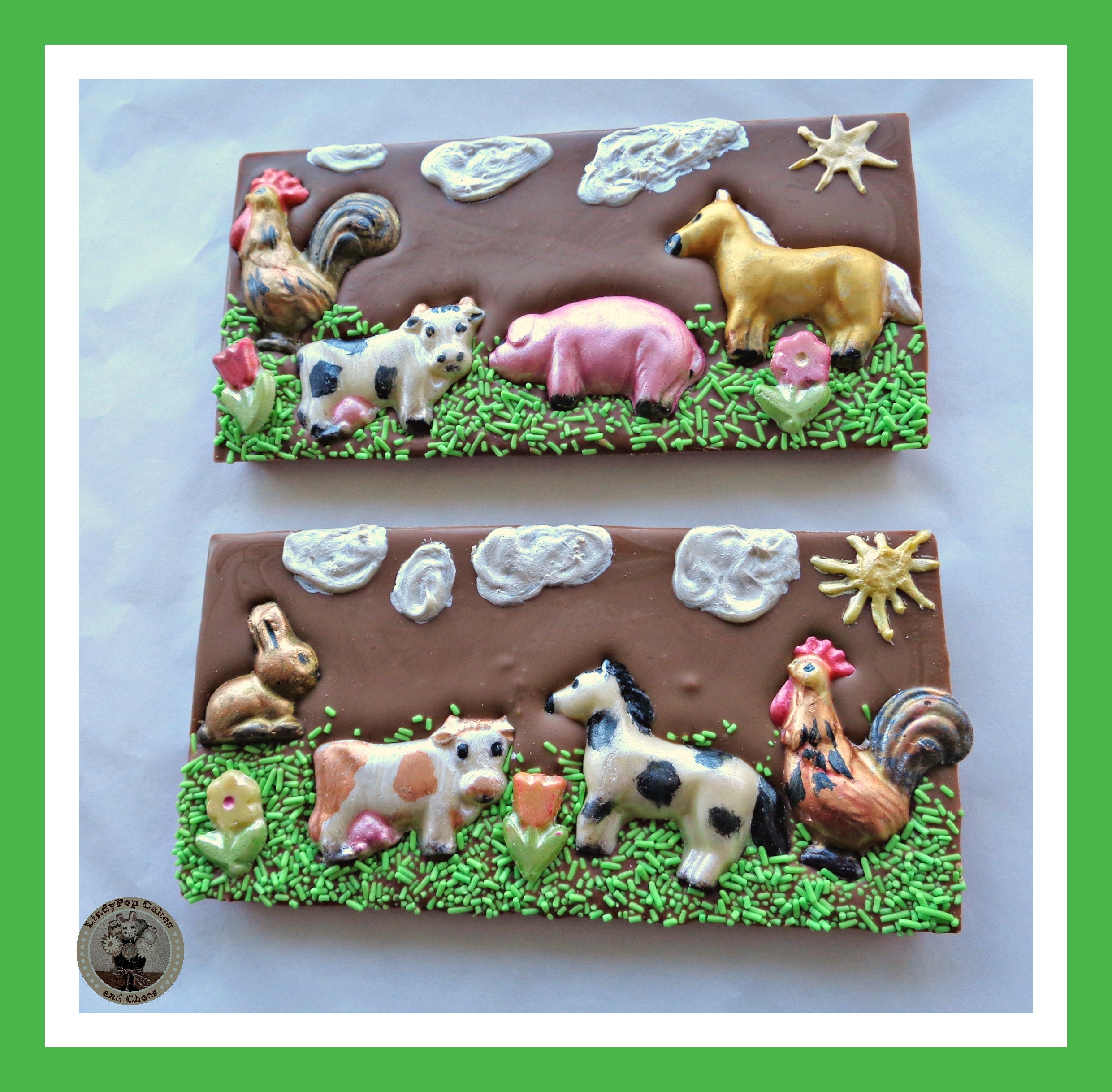 Farm Animals Chocolate Gift/Farmyard/Farmer/Farm Party/Kids | Etsy