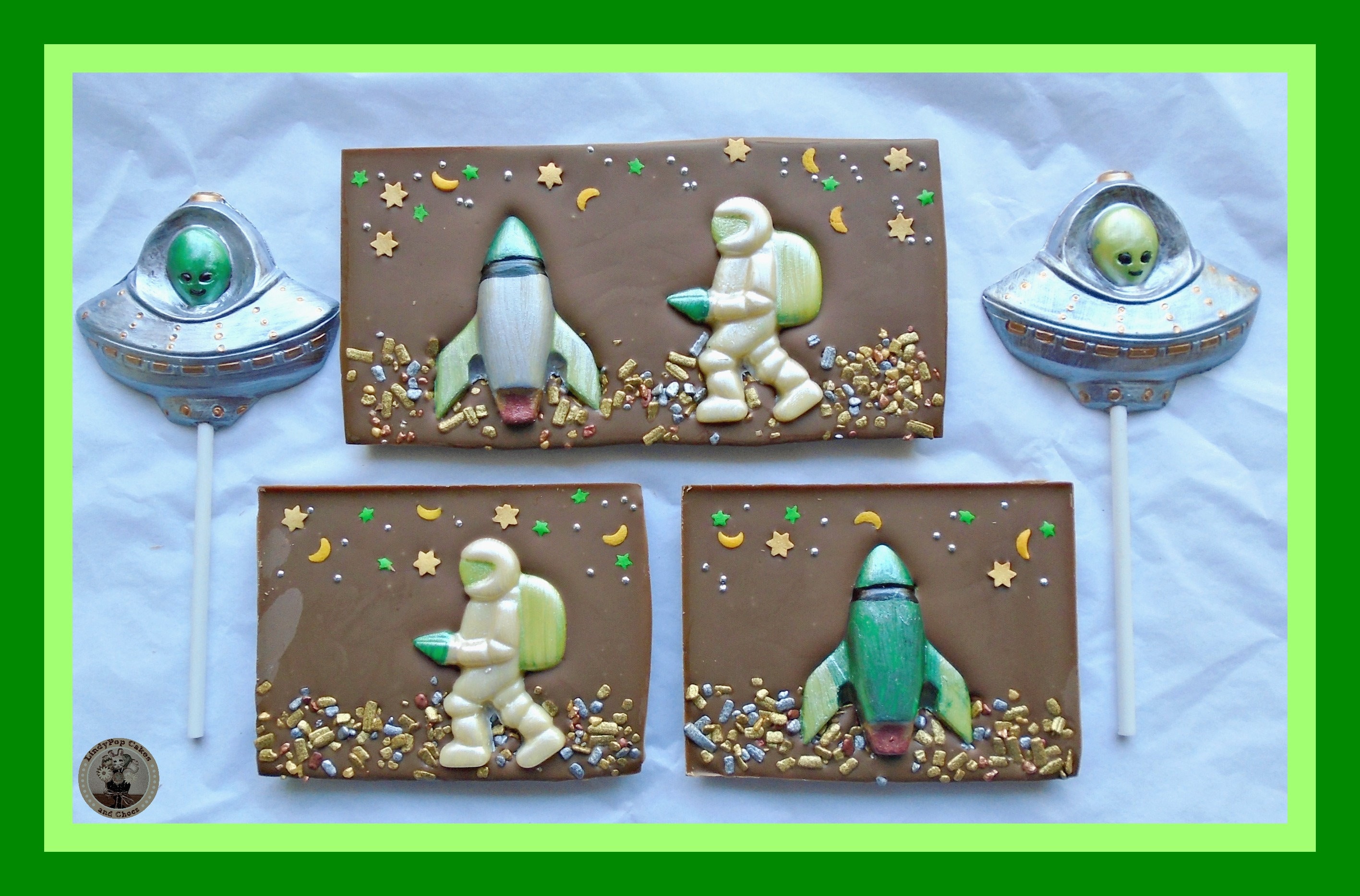 Outer Space Chocolate Gift/ufo/astronaut/alien/boy Birthday - Etsy