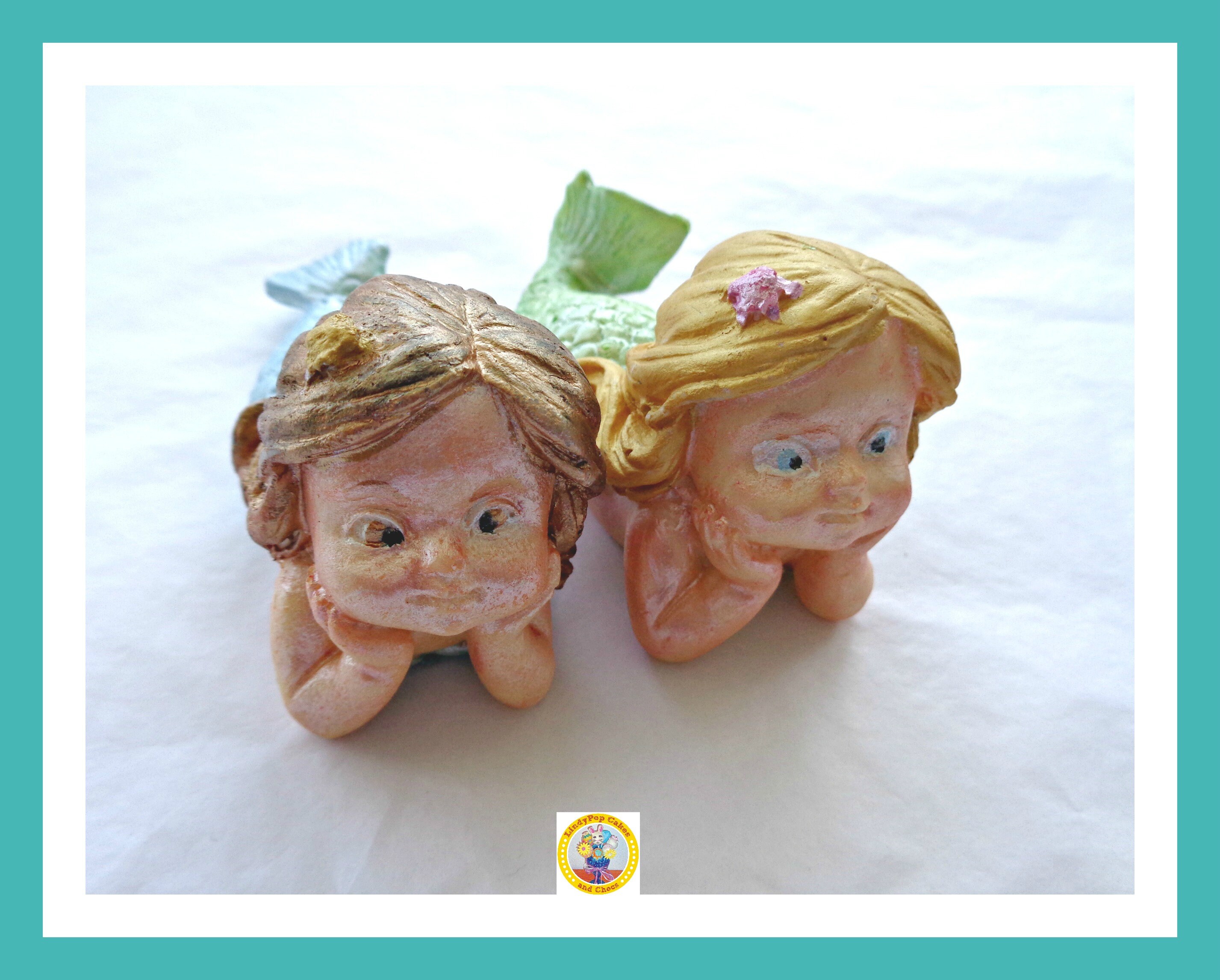 Mermaid Chocolate Cake Topper Decoration/chocolate Mermaid | Etsy