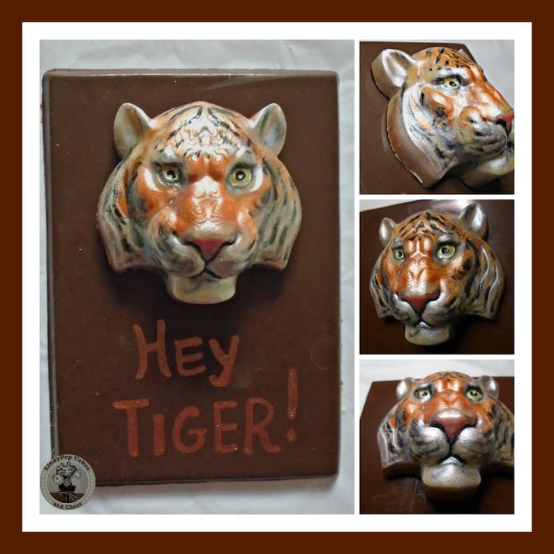 Tiger Gift Chocolate Tiger/Jungle/Big Cat/Edible Tiger/Men - Etsy España