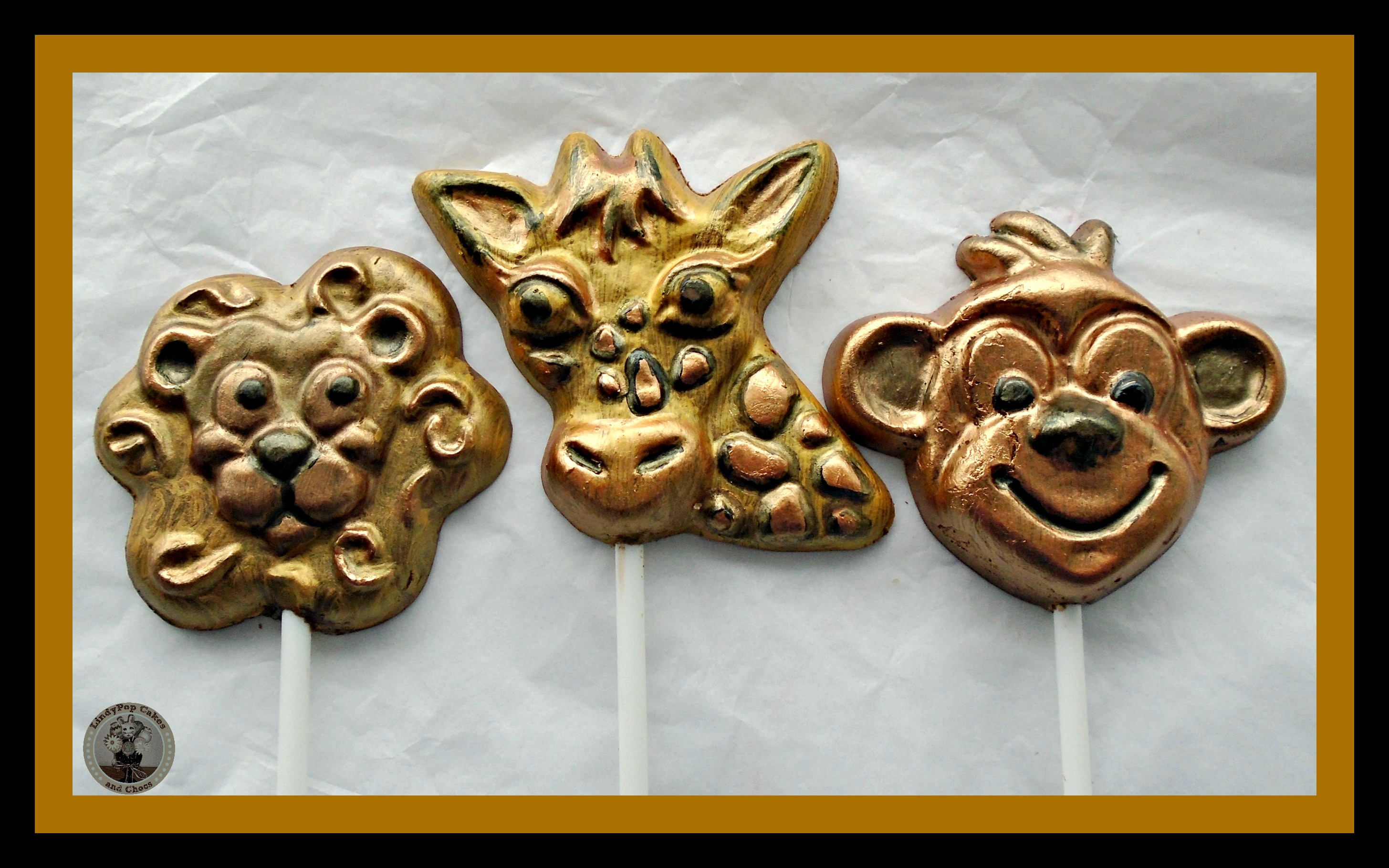 Safari Animal Chocolate Lollipops/chocolate - Etsy UK