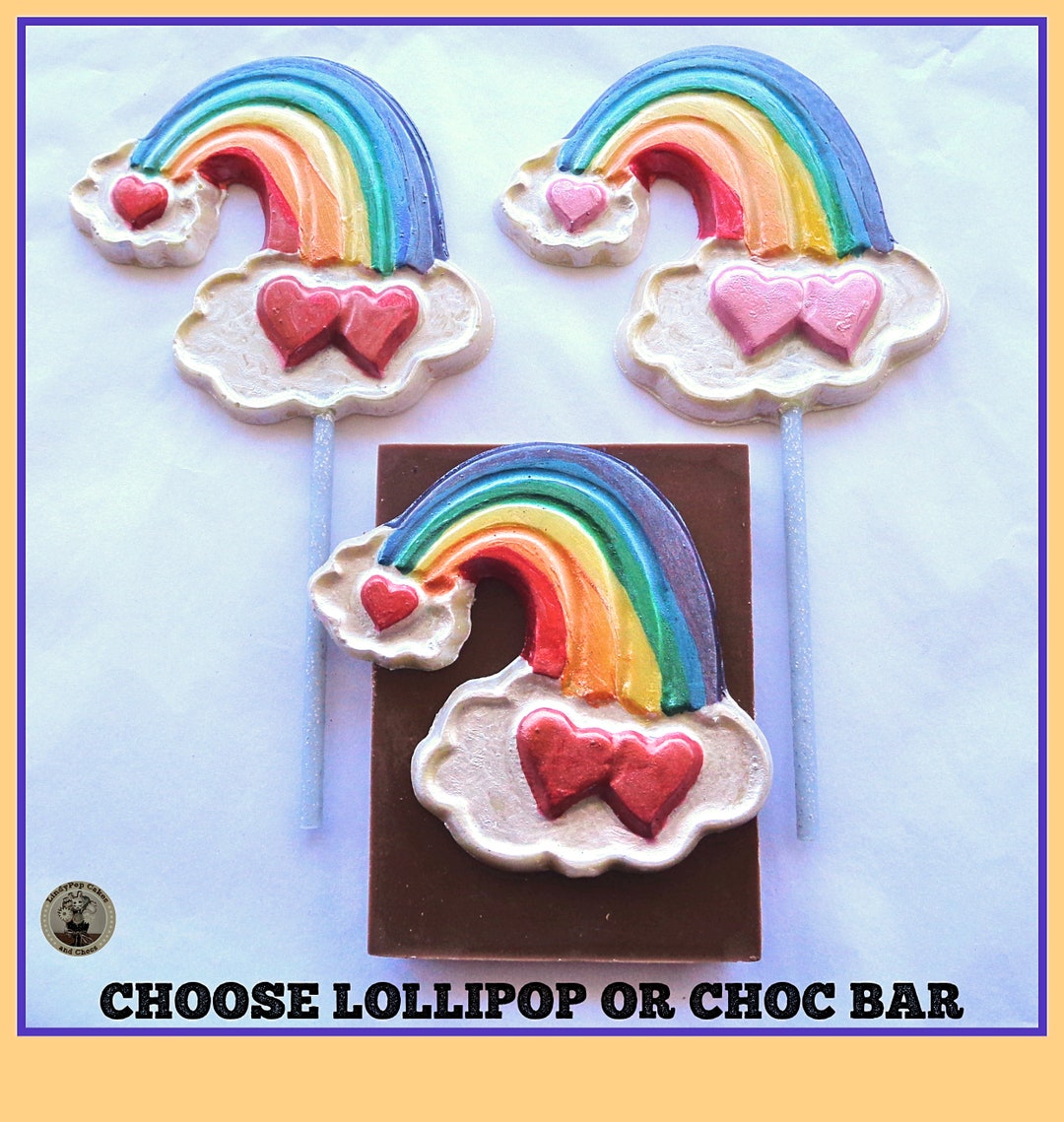 Gay Valentine Chocolate/Same Sex Couple/Anniversary/LGBTQ/Rainbow ...