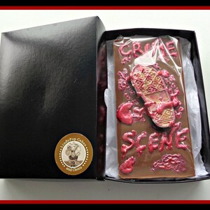Crime Scene Chocolate Gift: Forensic Science, Mystery Fan - Hand ...