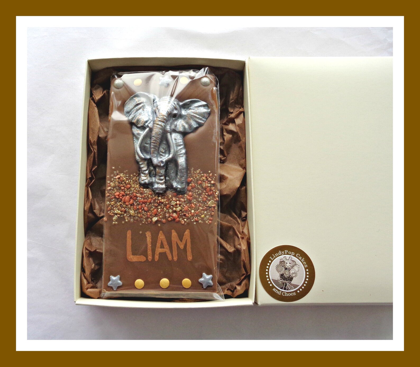 Elephant Gift/chocolate Elephant/edible - Etsy