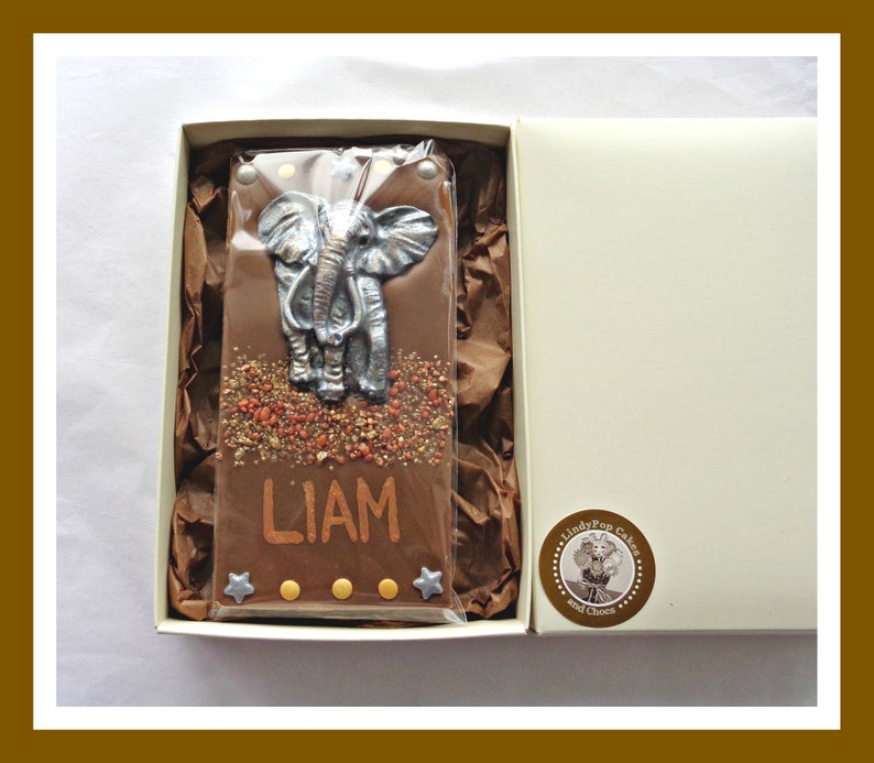 Elephant Gift/chocolate Elephant/edible - Etsy