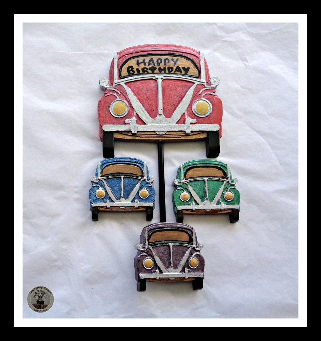 Beetle Car Gift/chocolate Cars/chocolate Gift/owner/retro Car Herbie ...