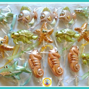 Chocolate Sea Creatures Chocolate Gift/under the Sea Party/ocean/sea ...