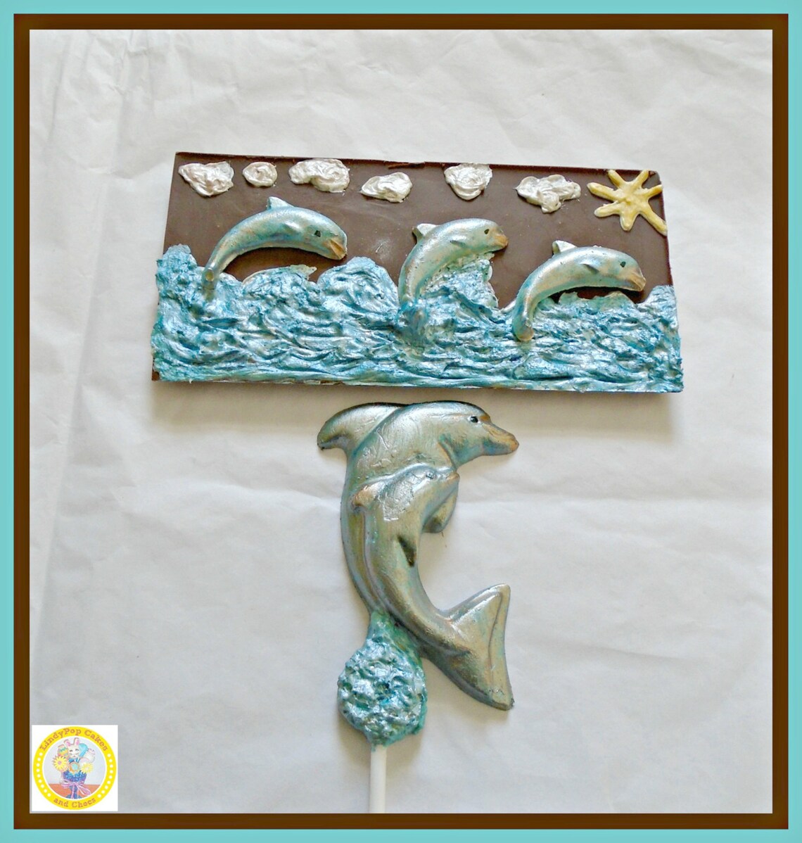 Dolphin Gift/chocolate Dolphin Birthday Gift/edible | Etsy