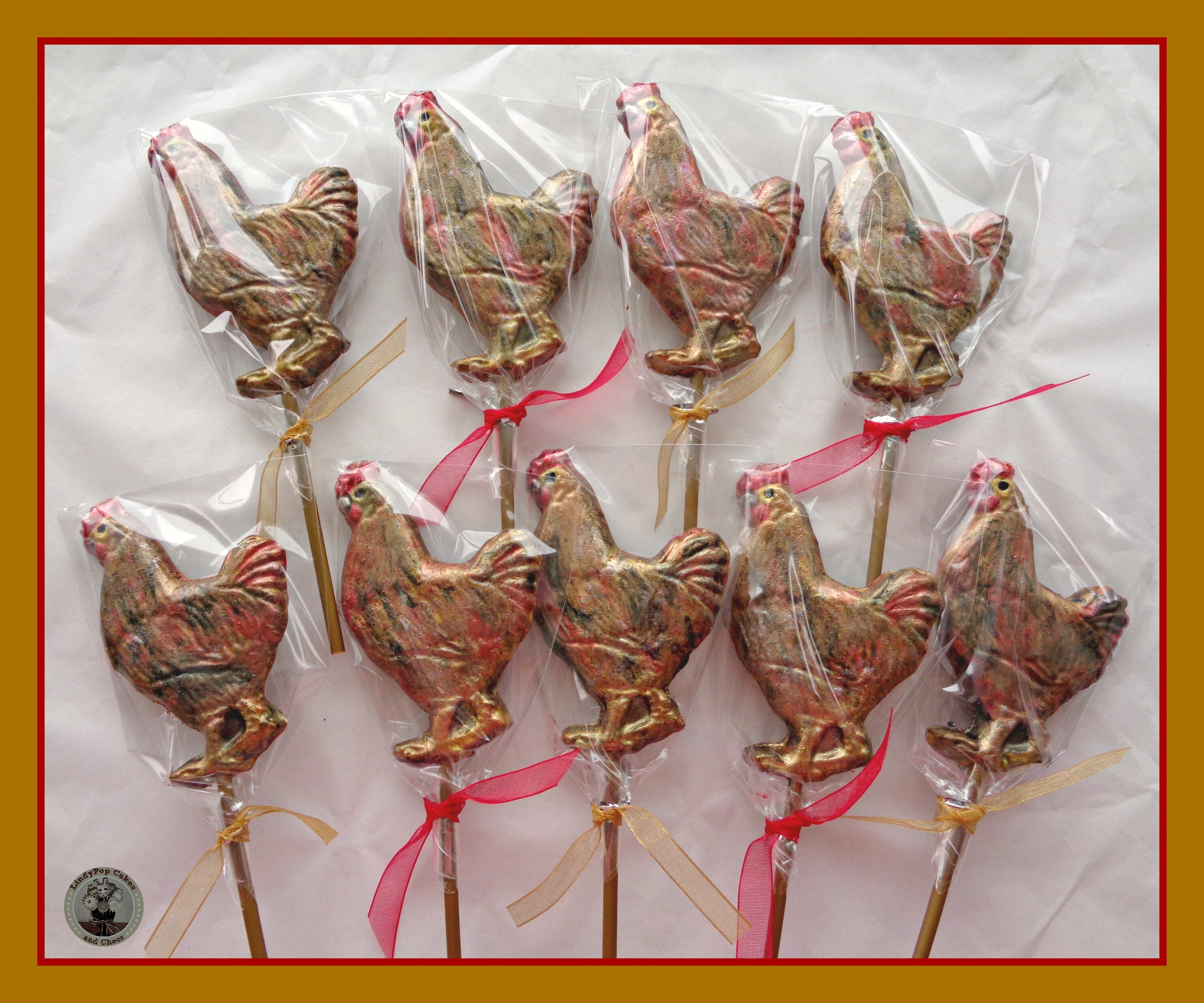 Hen Chocolate Lollipops/chicken/rooster/farm | Etsy