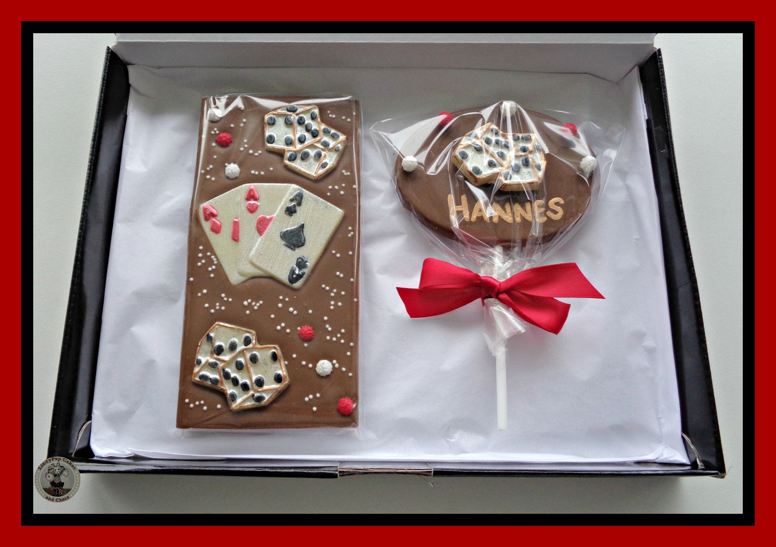 Card Player Gift/playing Cards Chocolate Gift/bridge - Etsy