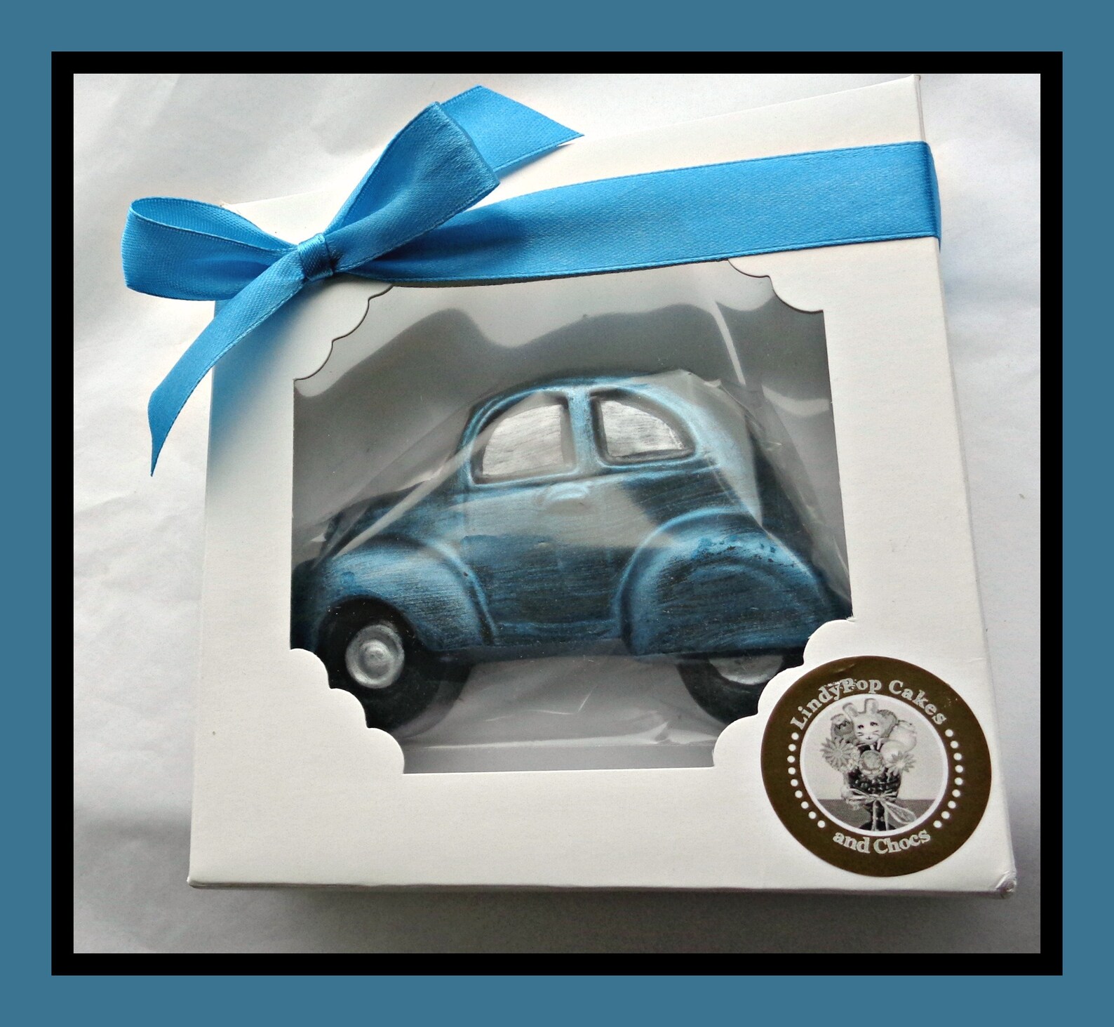 Hand-painted Citroen 2CV Chocolate Gift: French Classic Car - Cake ...