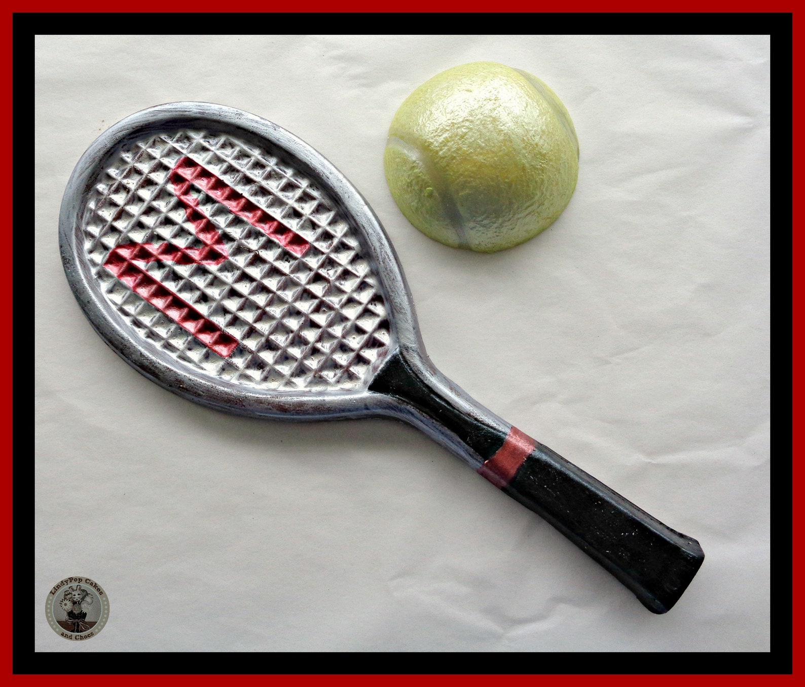 Tennis Gift/chocolate Gift/edible Tennis Racket/ball/tennis - Etsy