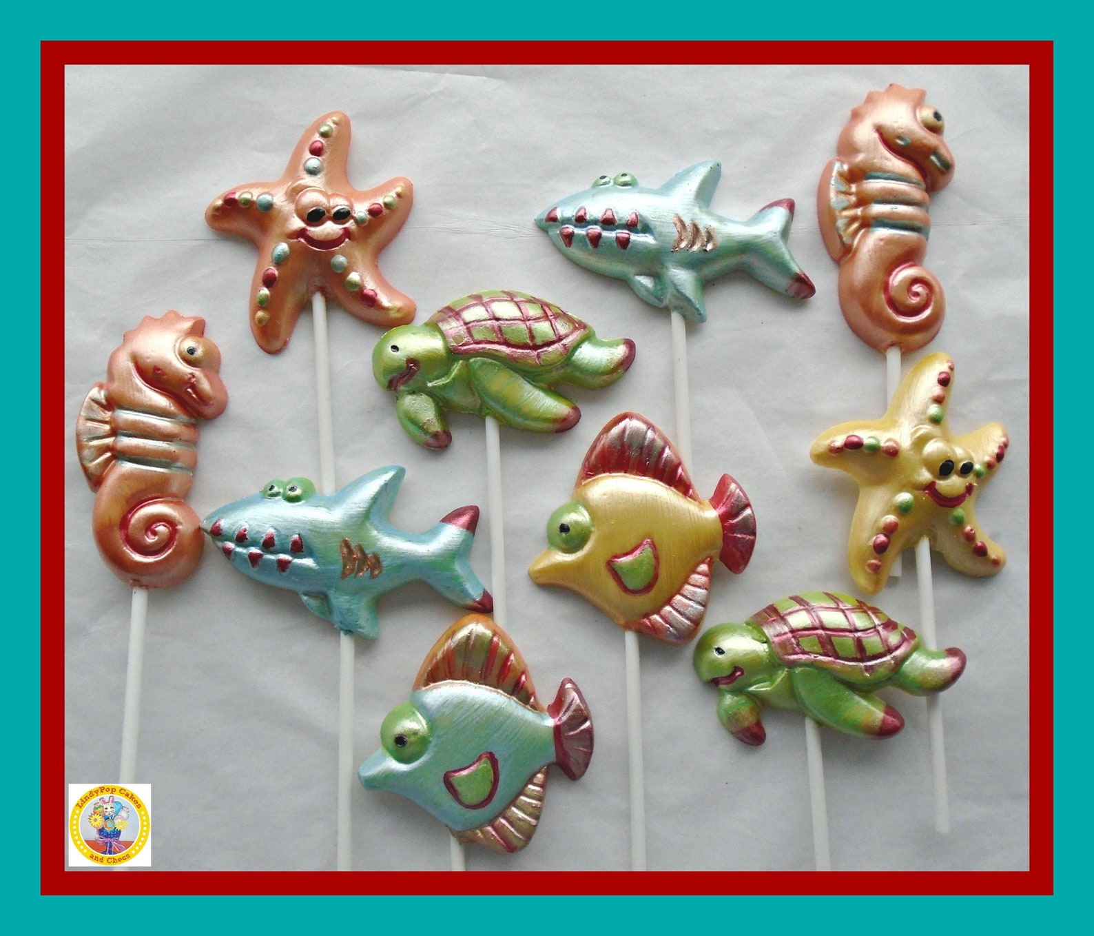 Chocolate Sea Creatures Chocolate Gift/under the Sea - Etsy