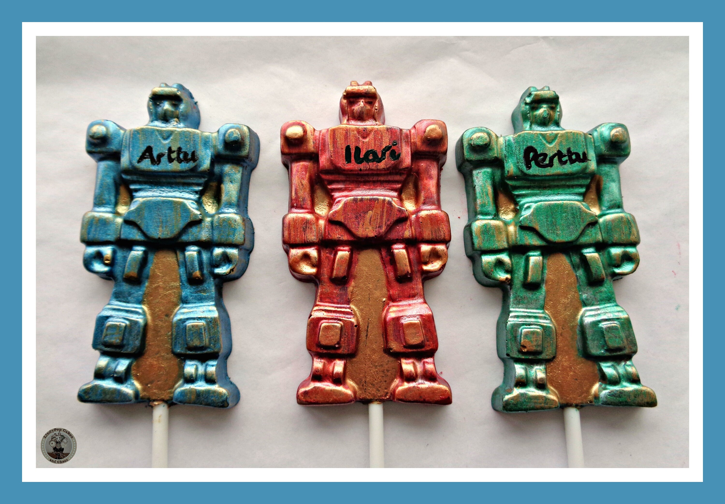 Chocolate Transform Robot Lollipops/autobots/cyberspace/cyber - Etsy
