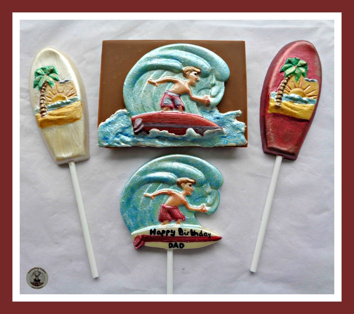 Surfing Gift Chocolate Gift/surfer/surf Board/watersports/male | Etsy
