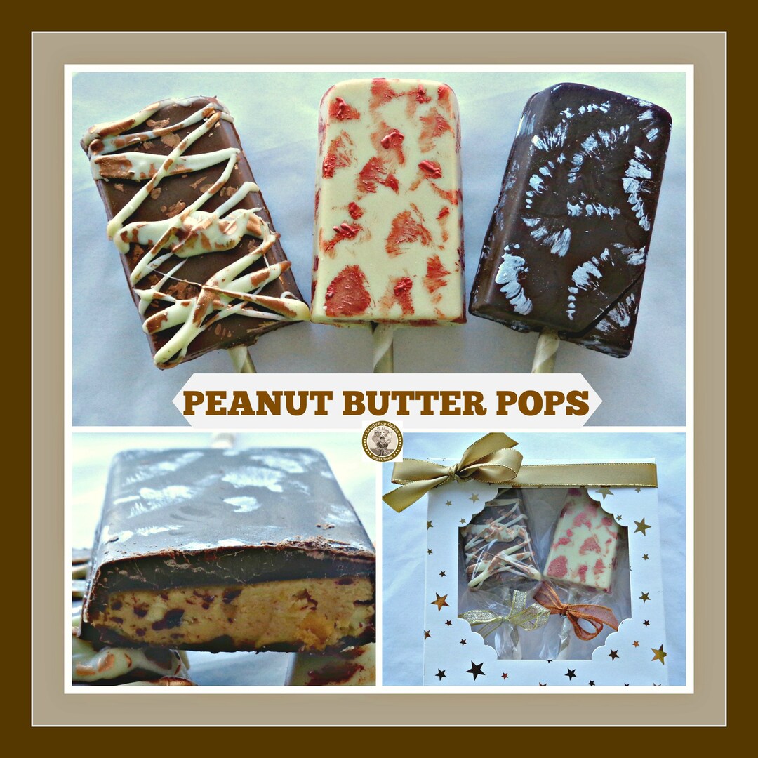 Peanut Butter Chocolate Pops: Hand Painted, Edible Gift for Peanut ...