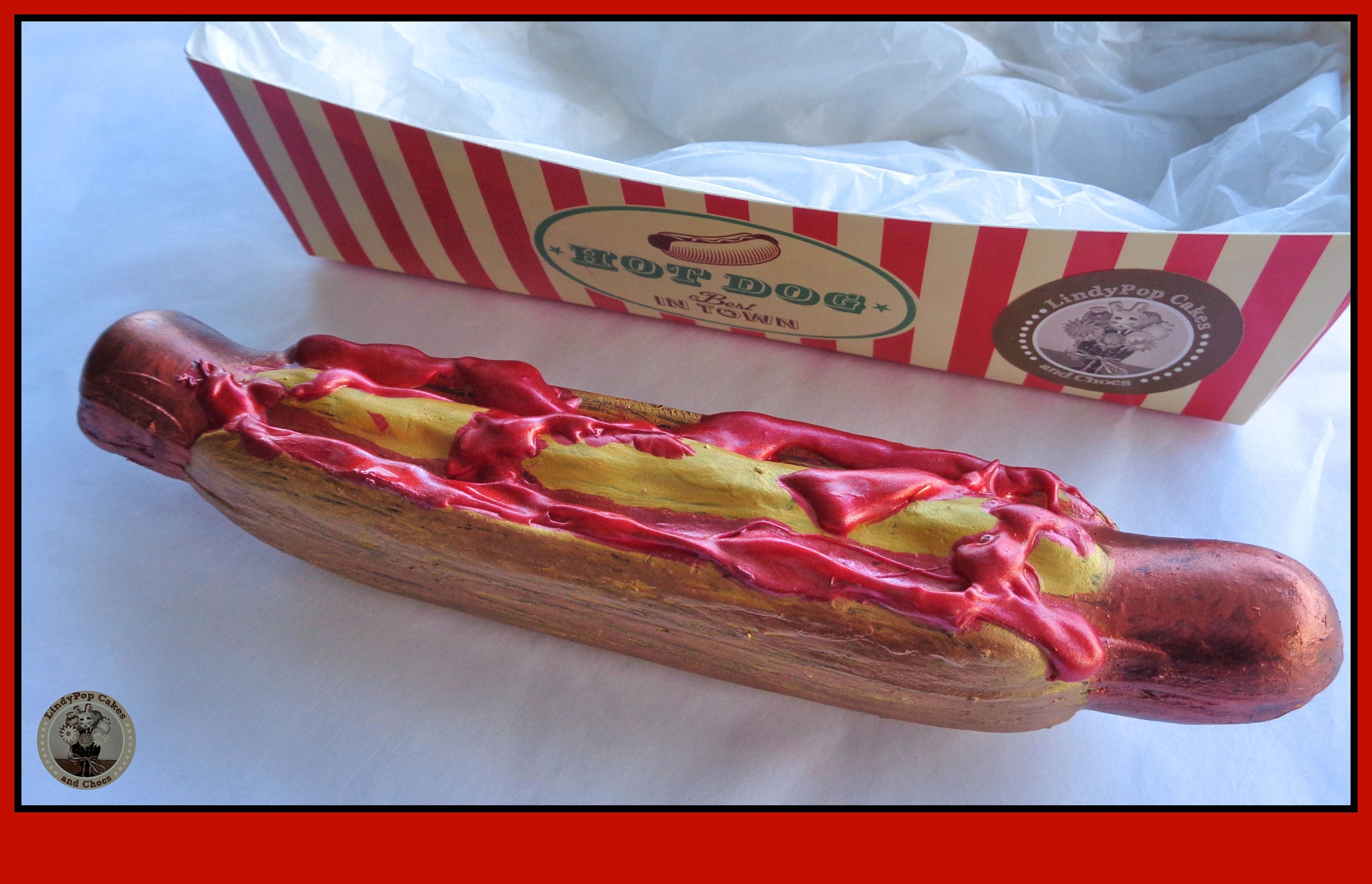 Hot Dog Gift/Chocolate Hot Dog/Fake Pretend Fast Food/Hot Dog | Etsy