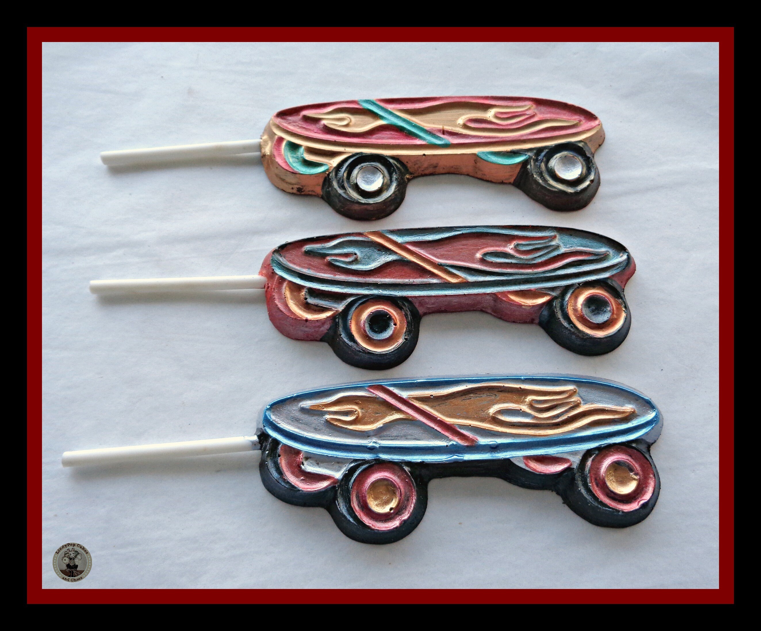 Skateboard Gift/chocolate Skateboard Lollipops/boy | Etsy