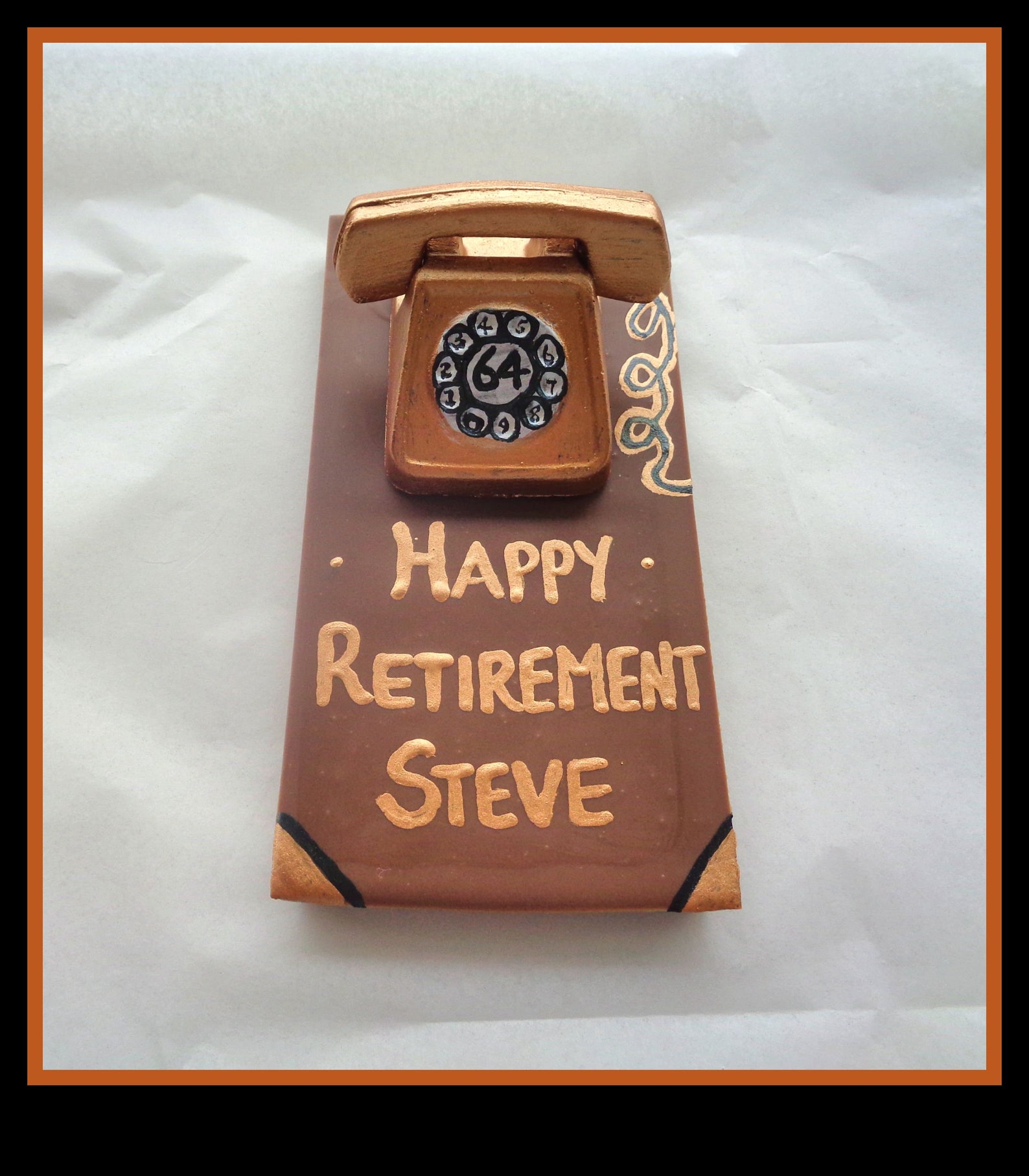 Retro Chocolate Telephone Gift: Novelty Birthday Present - Personalised ...