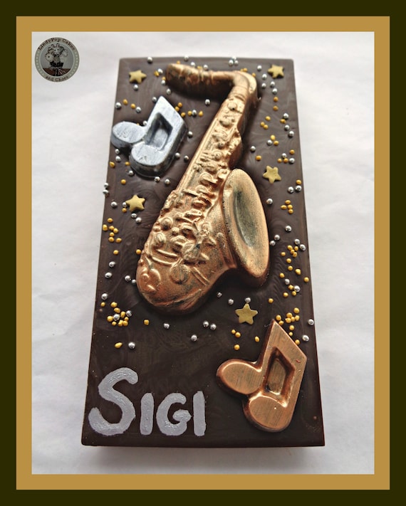 Saxophone Chocolate Gift/Jazz Music/Sax Player/Musician/Jazz | Etsy