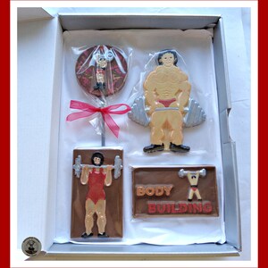 Bodybuilder Chocolate Gift/male Gym/gift for Him/powerlifting Weights ...