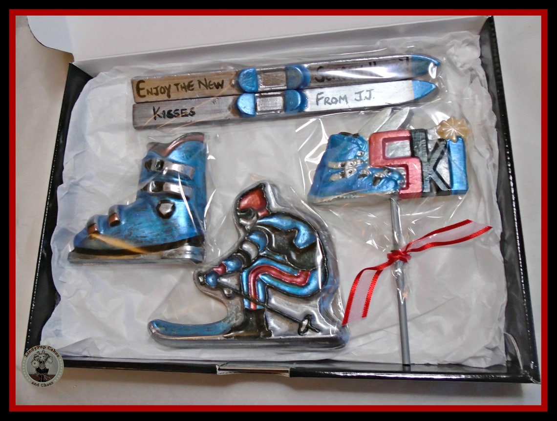 Ski Gift Chocolate Gift/skiing/skier/ski Boots/skis/winter | Etsy