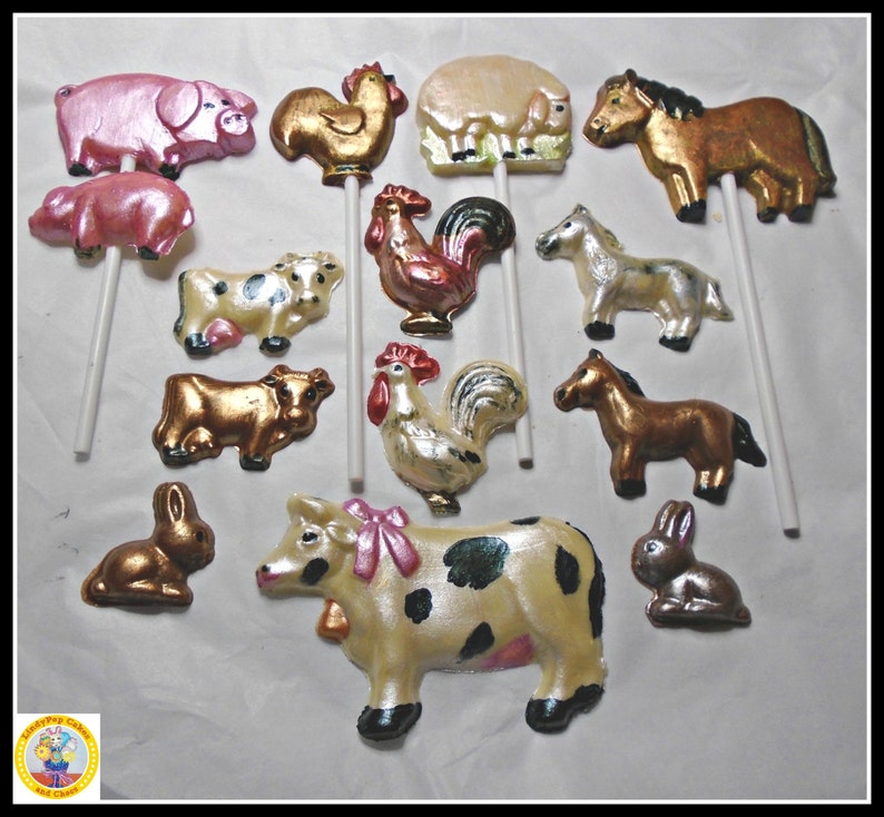 Farm Animals Chocolate Gift/farmyard/farmer/farm Party/kids - Etsy