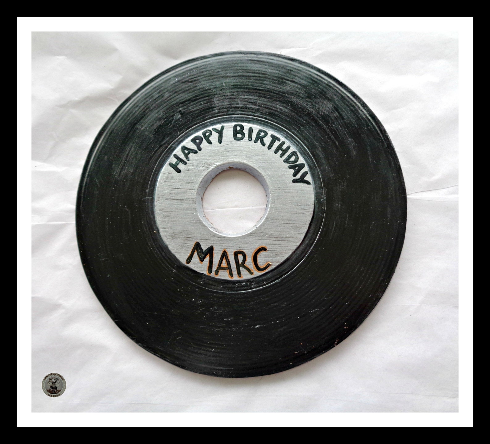 Vinyl Record Chocolate Gift/personalised Vinyl/edible Vinyl - Etsy