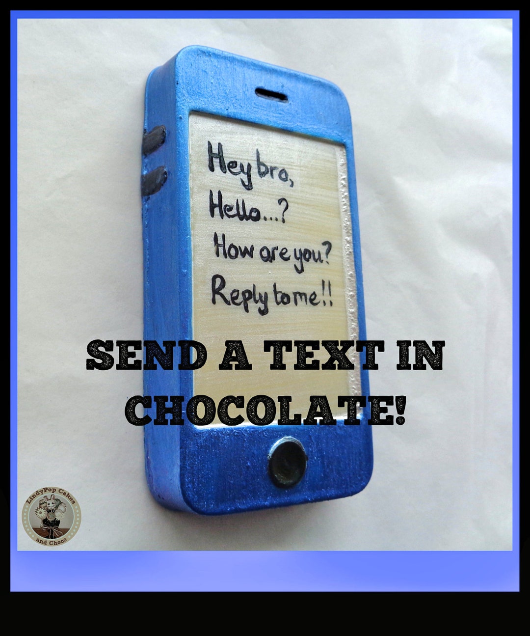 Personalised Chocolate Phone: Edible Text Message Gift - Fun Phone Gift ...