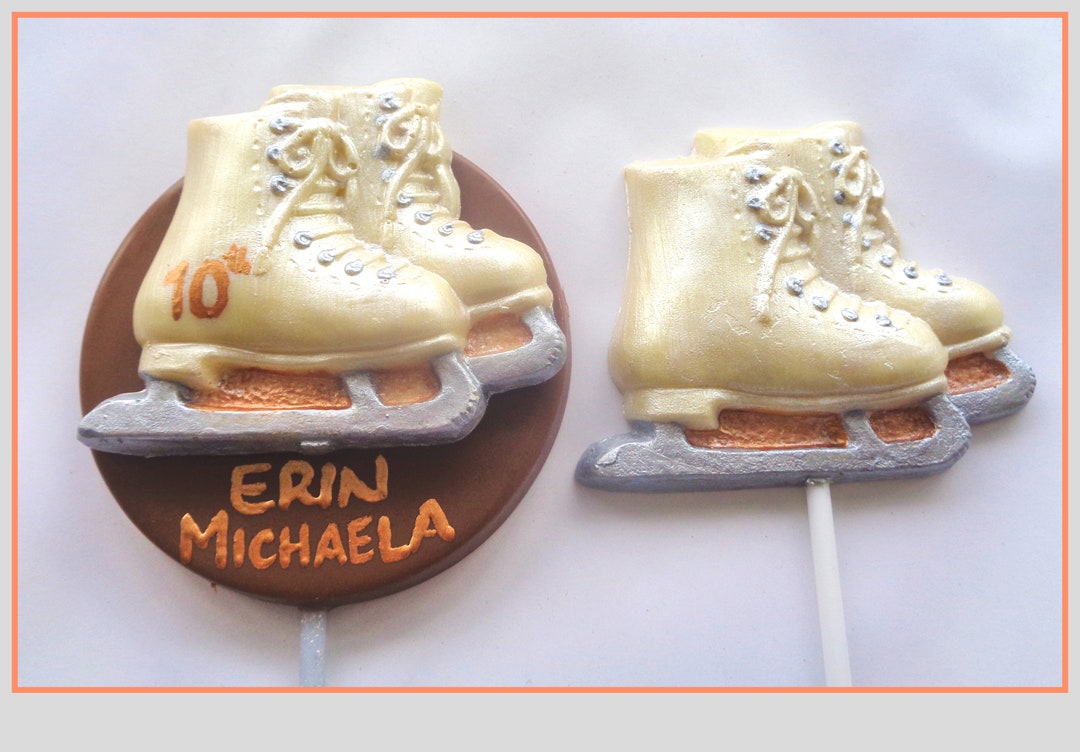 Chocolate Ice Skates/figure Skating Gift/edible Ice Skater/girls Ice ...