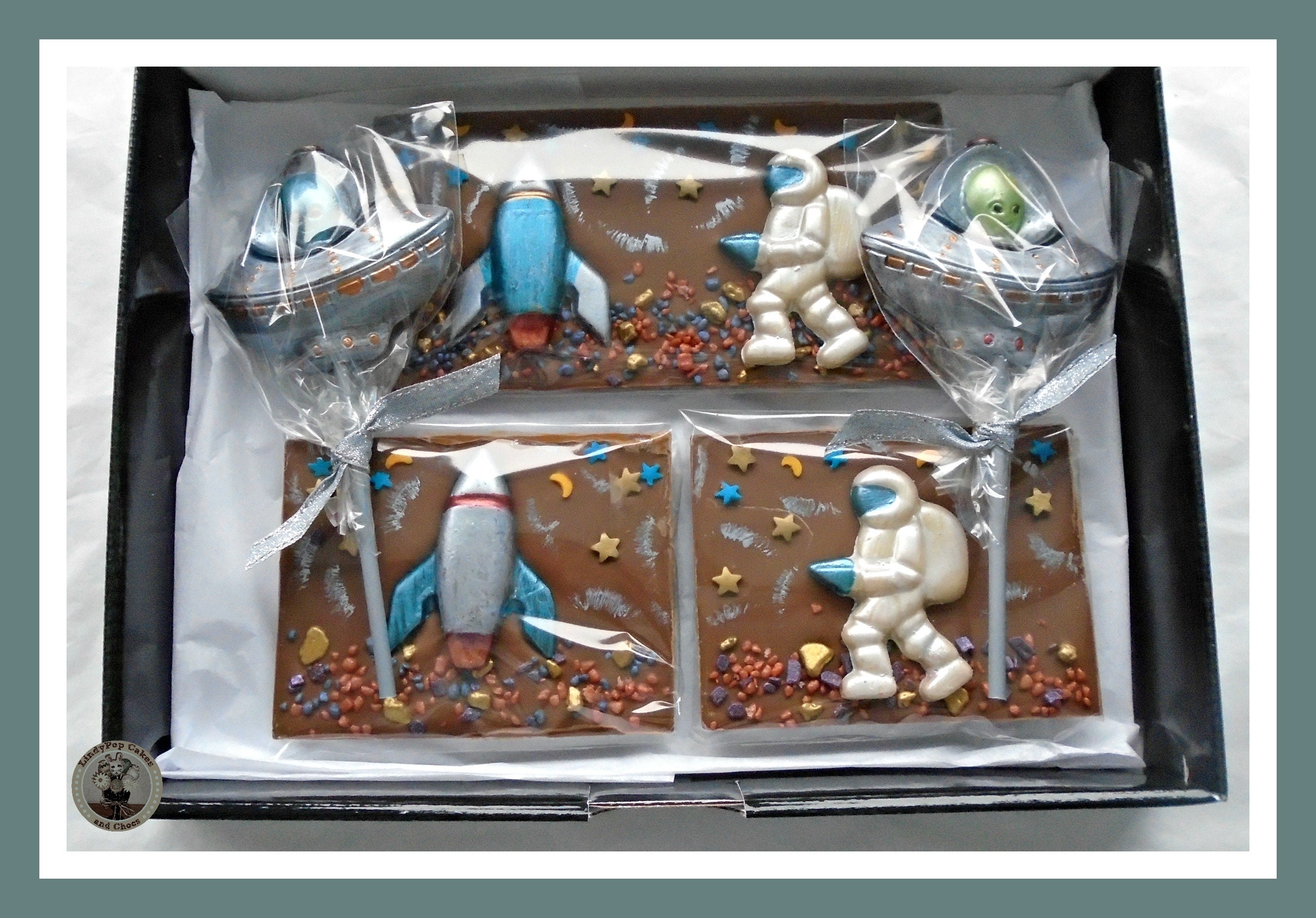 Outer Space Chocolate Gift/ufo/astronaut/alien/boy Birthday | Etsy UK