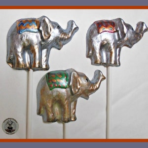 Elephant Chocolate Lollipops/indian Elephant/asian/animal Jungle ...