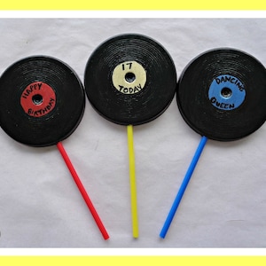 Vinyl Record Chocolate Lollipops/personalised/dj Party/music/record ...