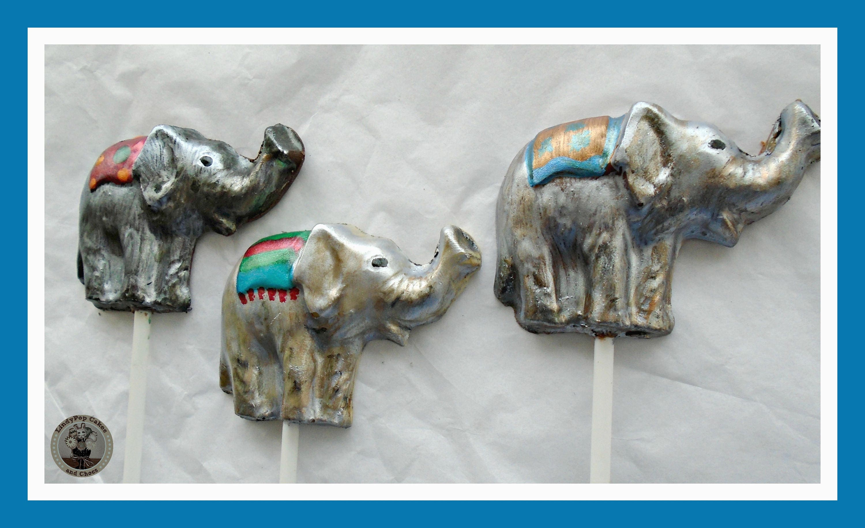 Elephant Chocolate Lollipops/Indian Elephant/Asian/Animal - Etsy.de