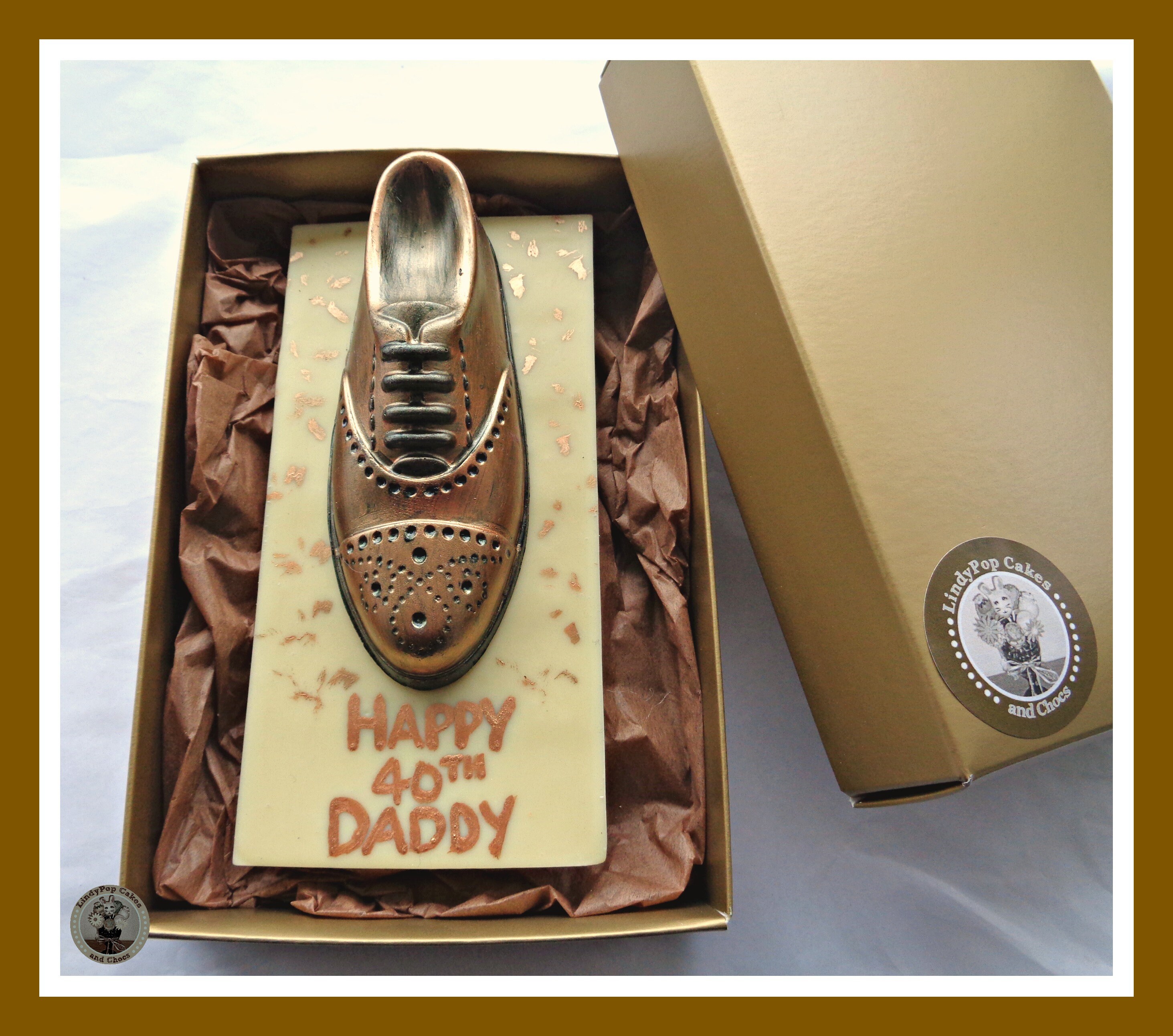 Mens Chocolate Shoe Gift/male Shoe Lover/brogues/smart - Etsy
