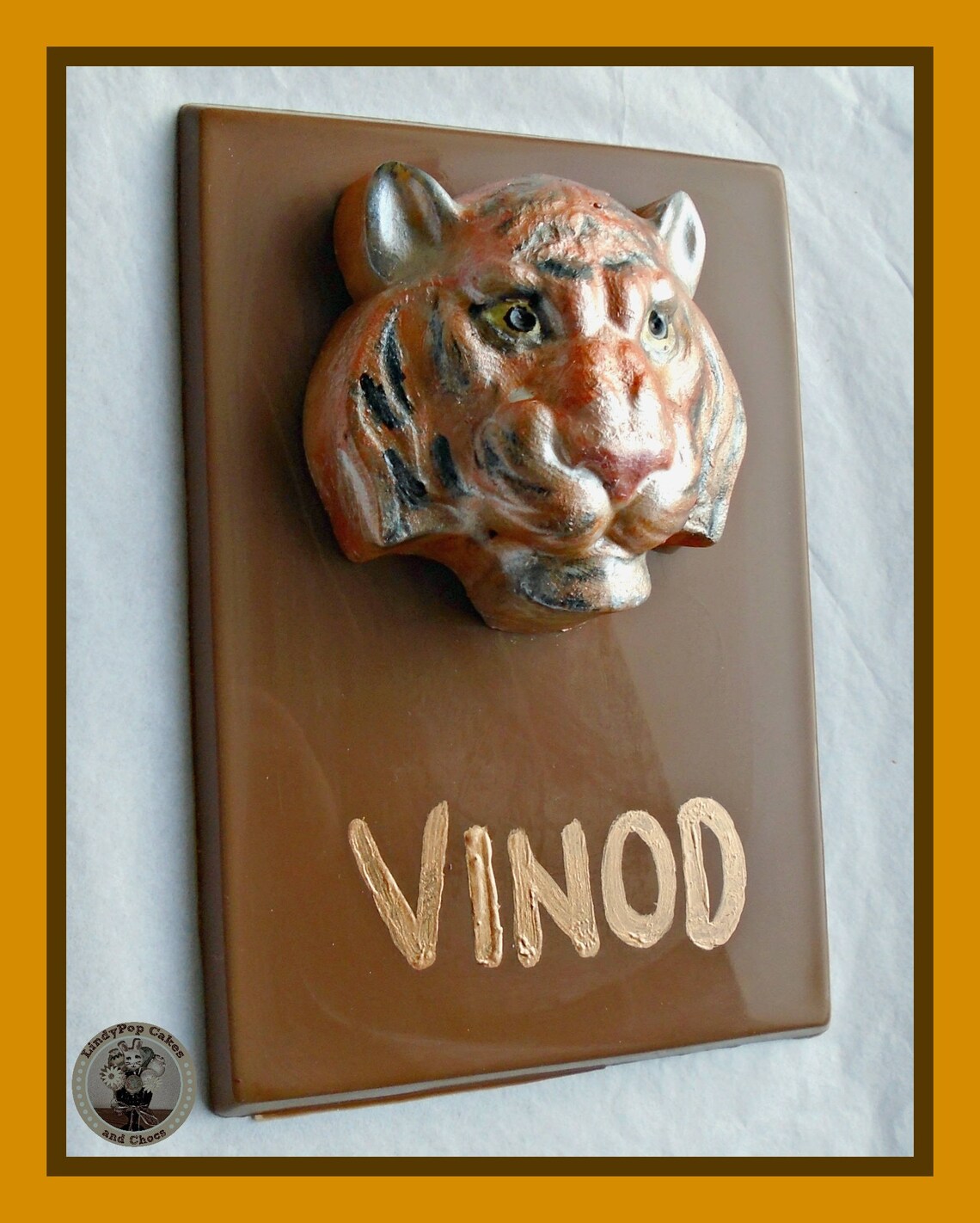 Tiger Gift Chocolate Tiger/jungle/big Cat/edible Tiger/men | Etsy