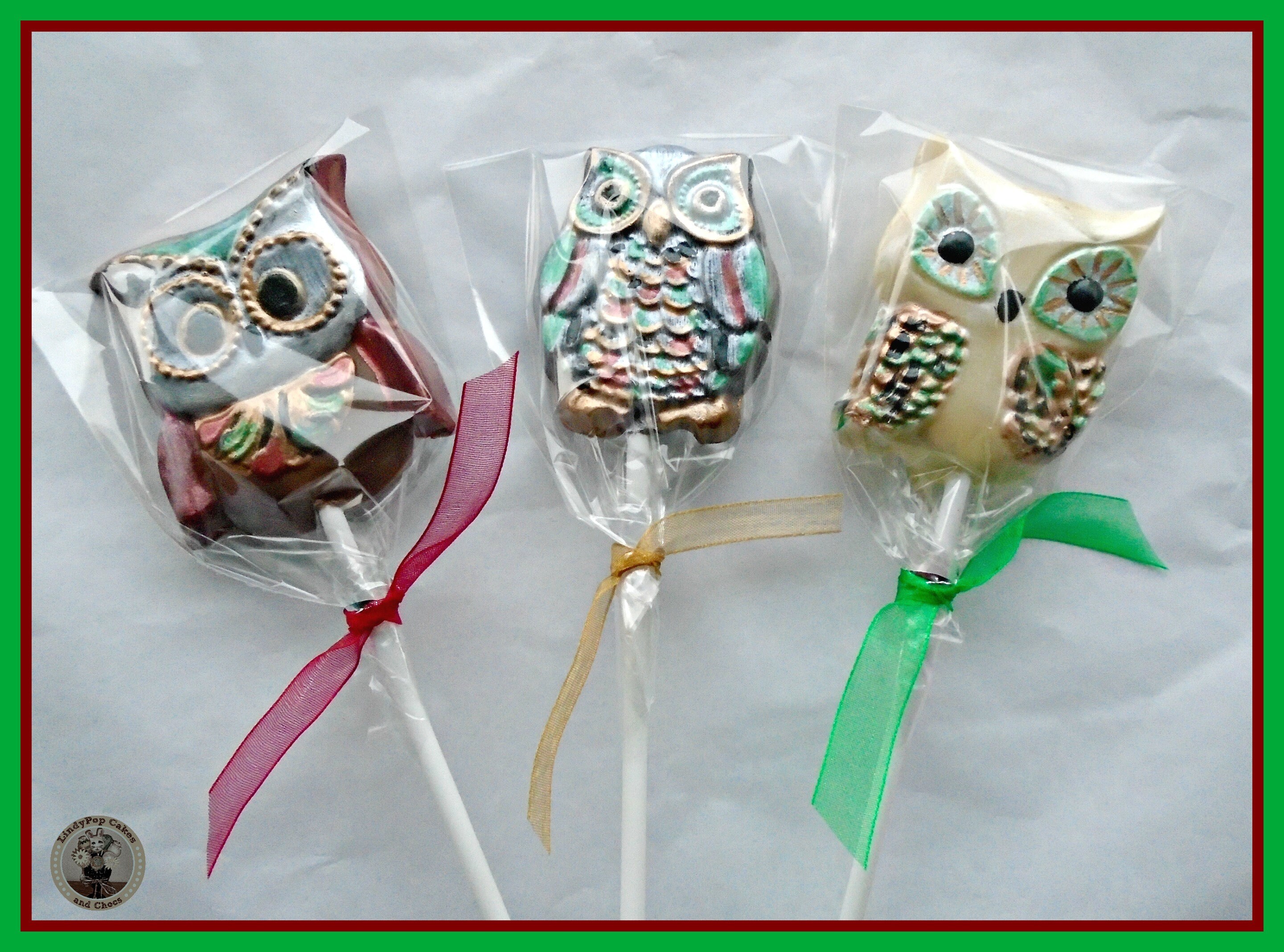 Owl Gift/chocolate Owl Lollipops/edible Owls/owl - Etsy