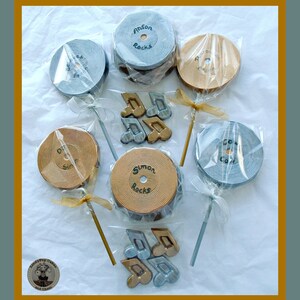 Vinyl Record Chocolate Lollipops/personalised/dj Party/music/record ...